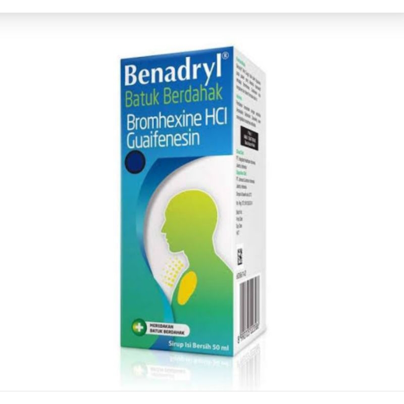 Jual BENADRYL Obat Batuk Syrup| Obat Batuk Berdahak | Shopee Indonesia