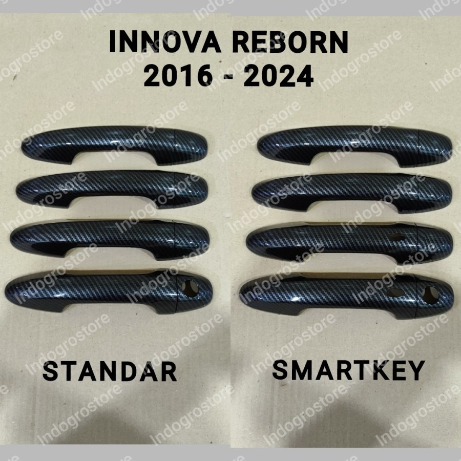Jual Cover Handle Pintu Carbon All New Innova Reborn Venturer 2016 2017 2018 2019 2020 2021 2022 ...
