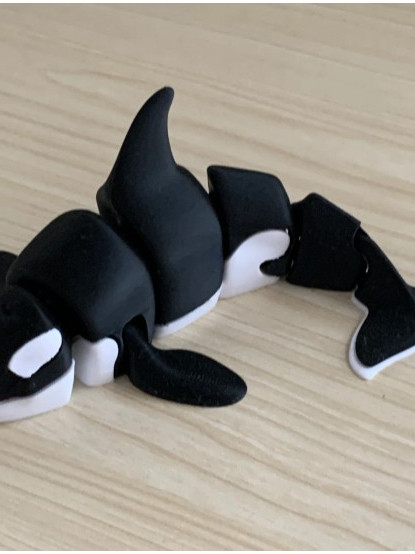 Jual Mainan Lucu Edukasi Artikulasi Articulated Paus Orca Toy - Mainan ...