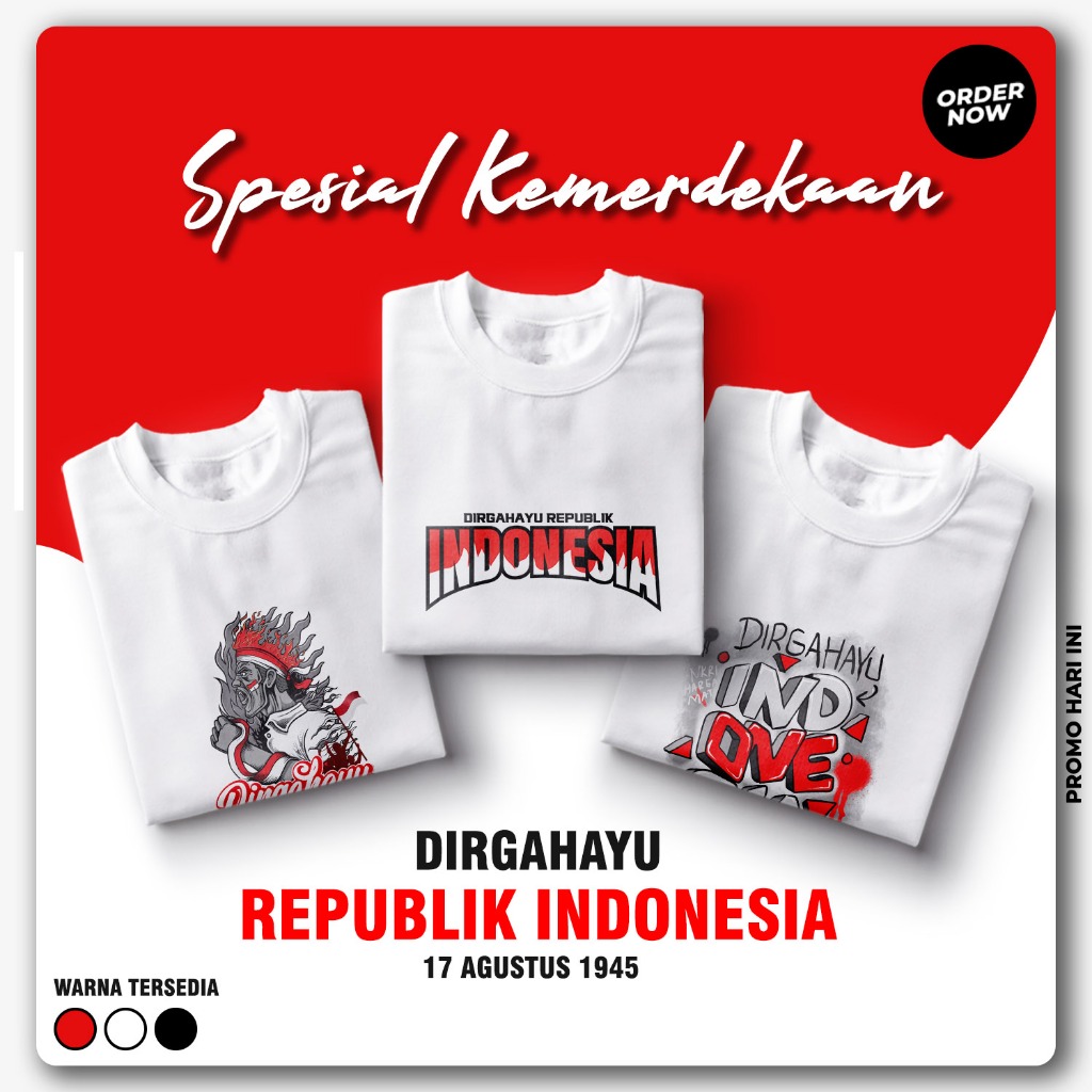 Jual SPESIAL KEMERDEKAAN - KAOS 17 AGUSTUS HUT RI KE 79 DIRGAHAYU BAJU MERAH PUTIH KAOS PANITIA ...