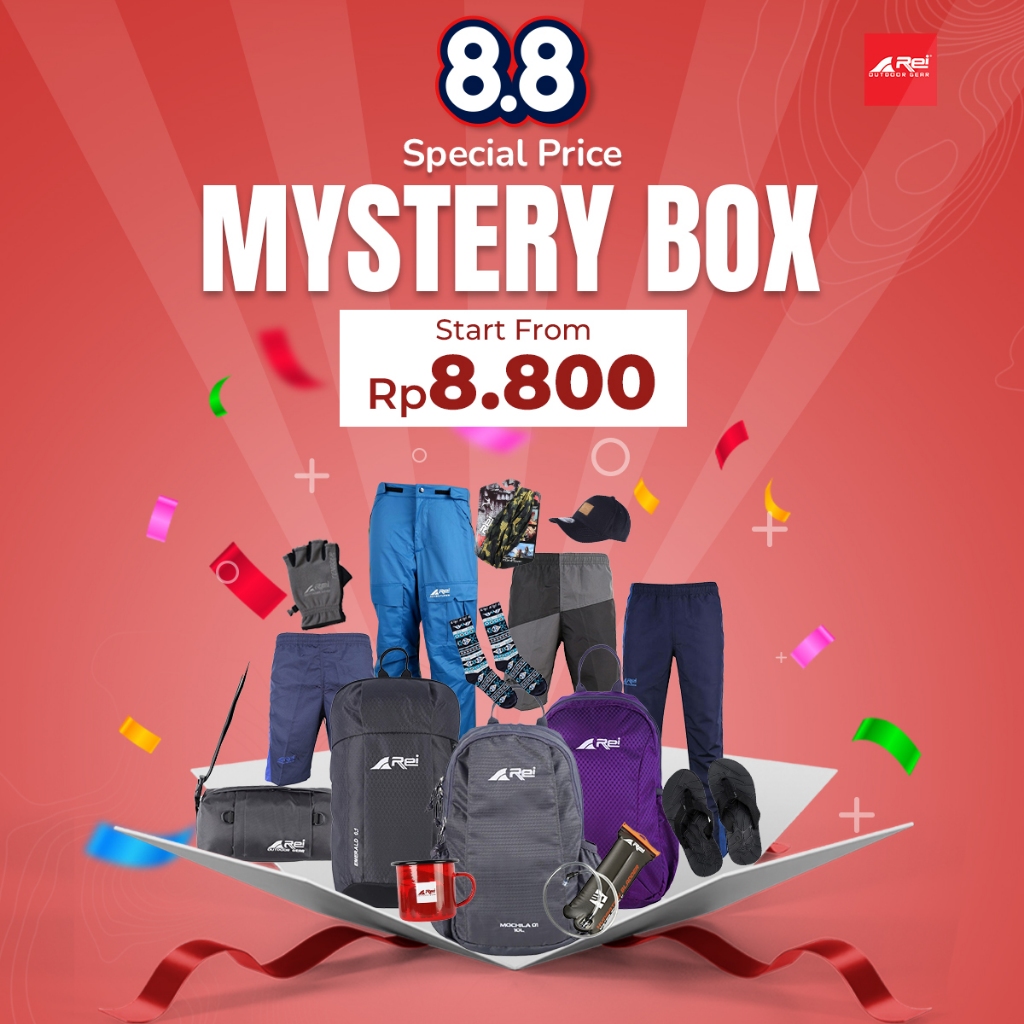 Jual Arei Mystery Box Hadiah Misteri Arei Outdoorgear | Shopee Indonesia