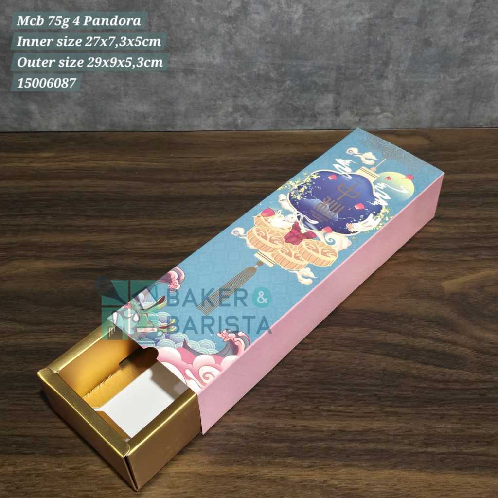 Jual Box Pandora mooncake Rabbit / Mooncake Box 75gr / Box Kue Cantik ...