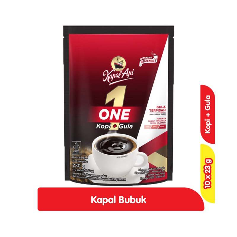 Jual Kopi Kapal Api ONE (gula terpisah) | Shopee Indonesia