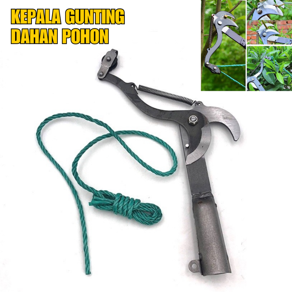 Jual Gunting Pohon Tinggi Alat Potong Dahan Ranting Pohon Tree Pruner Serbaguna | Shopee Indonesia