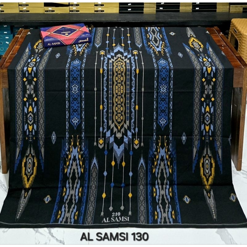 Jual SARUNG AL SAMSI/ALSAMSI MOTIP BHS/ARDAN/KETJUBUNG BLACK SERIES ...