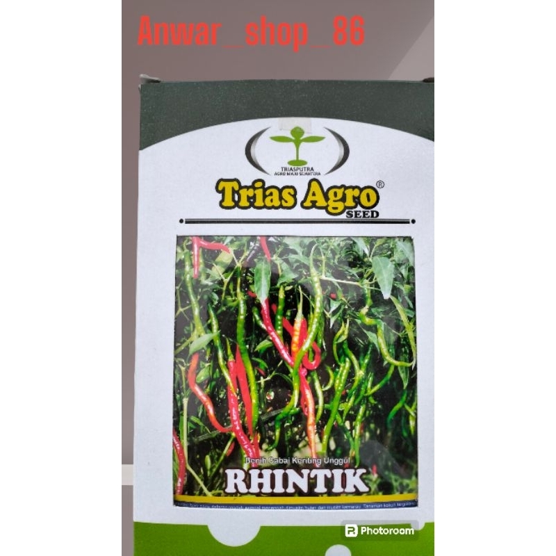 Jual Benih cabe keriting unggul " Rhintik " 10 gr merk Trias Agro ...