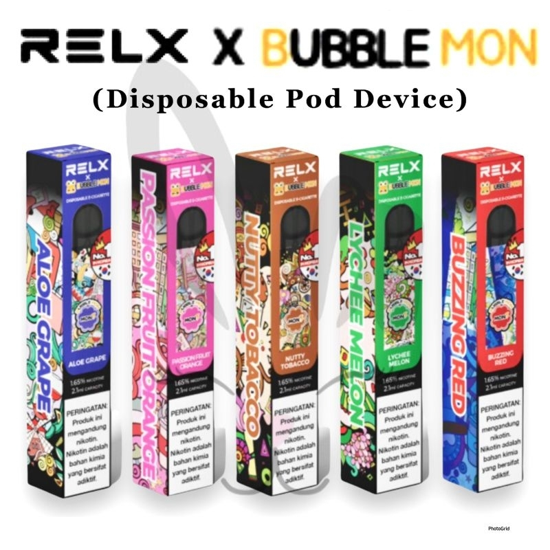 Jual RELX Bubblemon Disposable Pod Device | Shopee Indonesia
