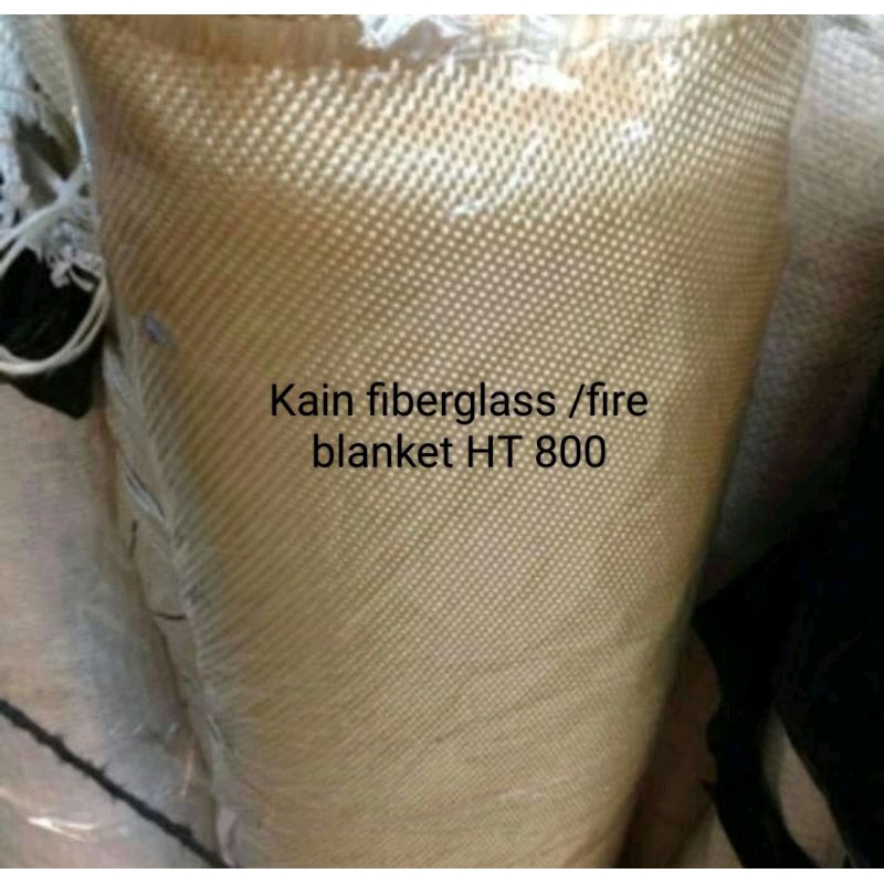 Jual Fire Blanket HT 800/Fiber cloth kain tahan panas tebel 1mm x 100cm ...
