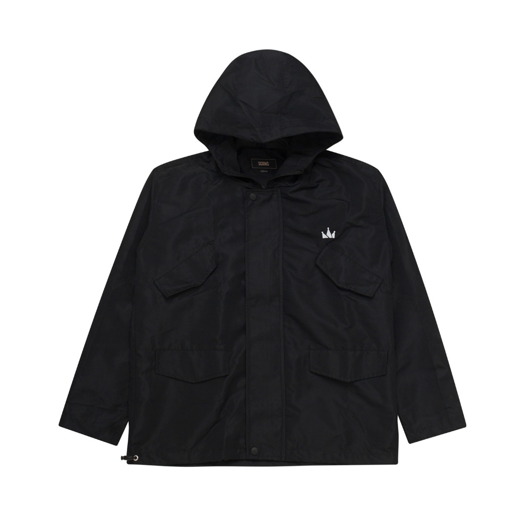 Jual Screamous WindBreaker Jacket SHEVA BLACK | Shopee Indonesia