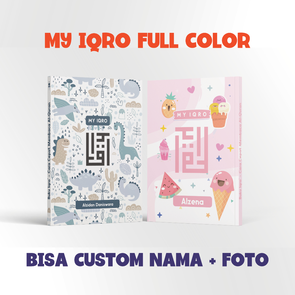 Jual Iqro Kids Full Color - Bisa Custom Nama dan Foto Anak cocok untuk ...