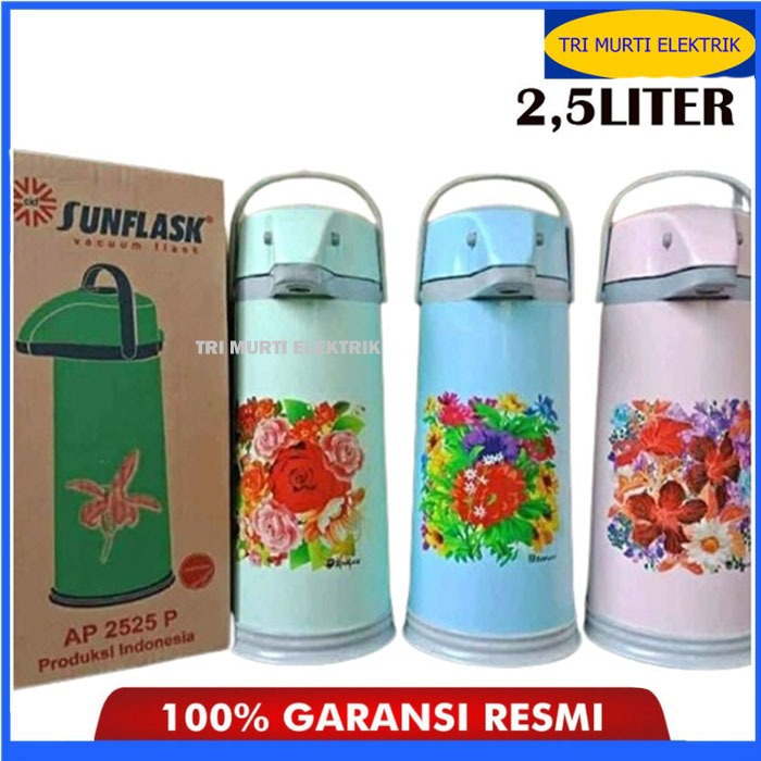 Jual TERMOS AIR PANAS PENCET SUNFLASK ORIGINAL/TERMOS KAPASITAS 2,5 LITER | Shopee Indonesia