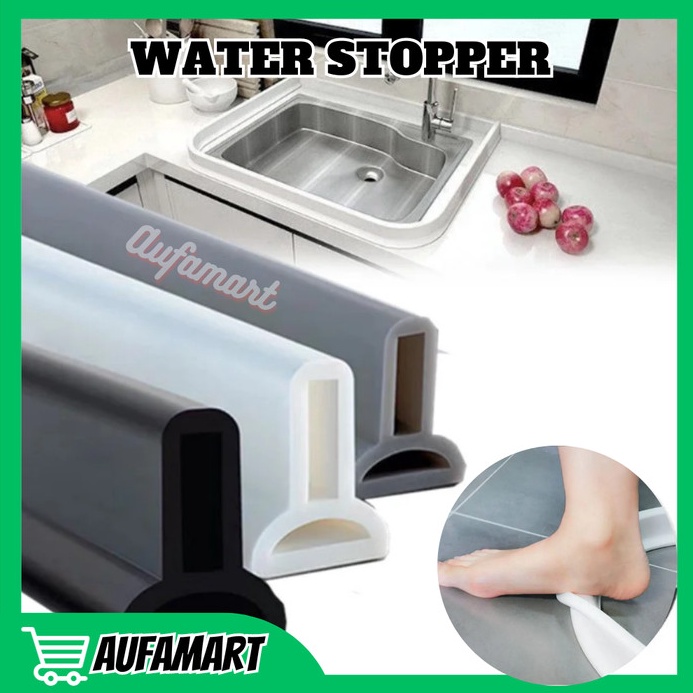 Jual PROMO MENARIK Water Stopper Karet Silikon Penahan Air Tampias ...