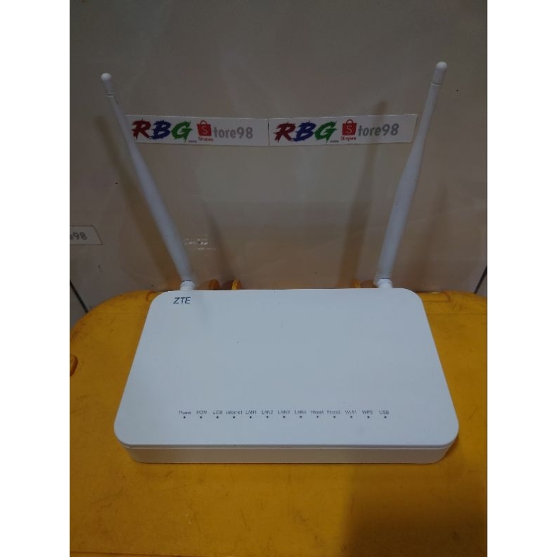 Jual ZTE GPON ONT ZXHN F609 V3 port biru | Shopee Indonesia