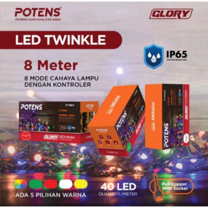 Jual Lampu Natal Potens SNI/Ttumbler/Twinkle RGB | Shopee Indonesia
