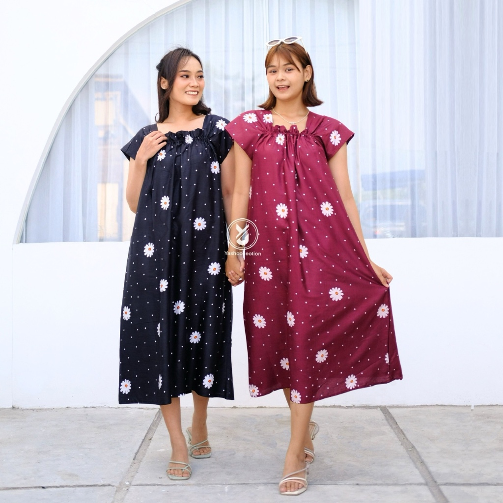 Jual Daster Fuji Kekinian Daster Rayon Viral Nyaman Cantik YashCollection | Shopee Indonesia