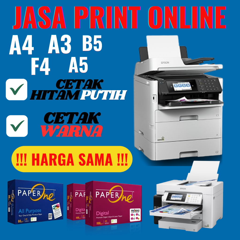 Jual PRINT / CETAK BUKU Cepat A4, A5, B5, F4, A3 100/80 gsm ,SKRIPSI ...