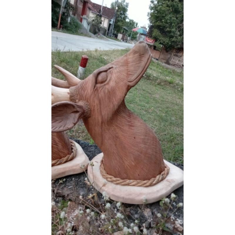 Jual patung kepala rusa | Shopee Indonesia
