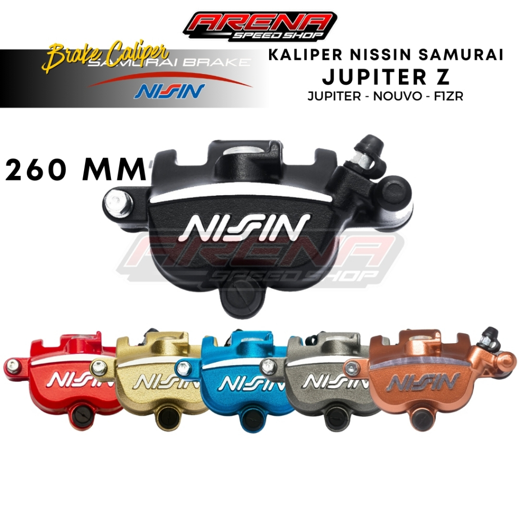 Jual NISSIN Samurai Brake Caliper 2 Pot 260mm Jupiter Z - Kaliper 2 ...