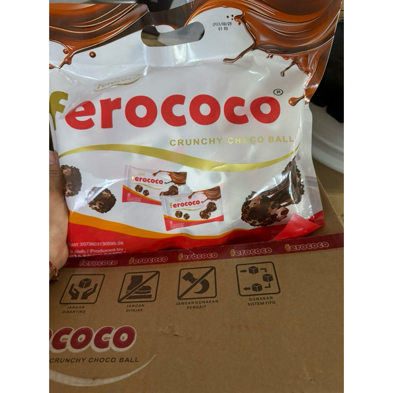 Jual Ferococo coklat Crunchy choco Ball 1 PACK isi 40 pcs / Bola Coklat ...
