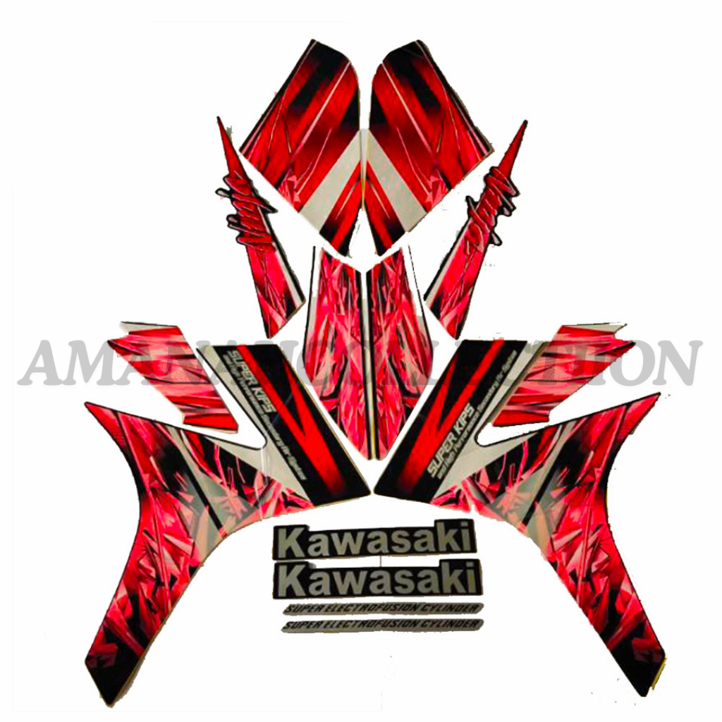 Jual Stiker Striping NINJA R 2010 Striping Standar Berkualitas dan ...