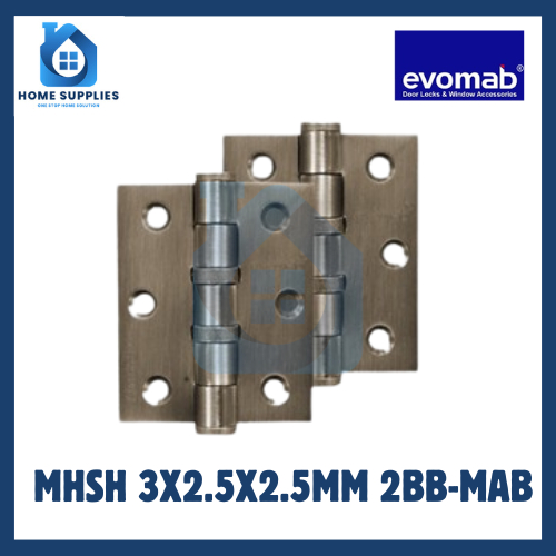Jual Engsel Pintu Jendela Stainless Steel 3inch - Evomab MHSH 3X2.5X2.5 ...