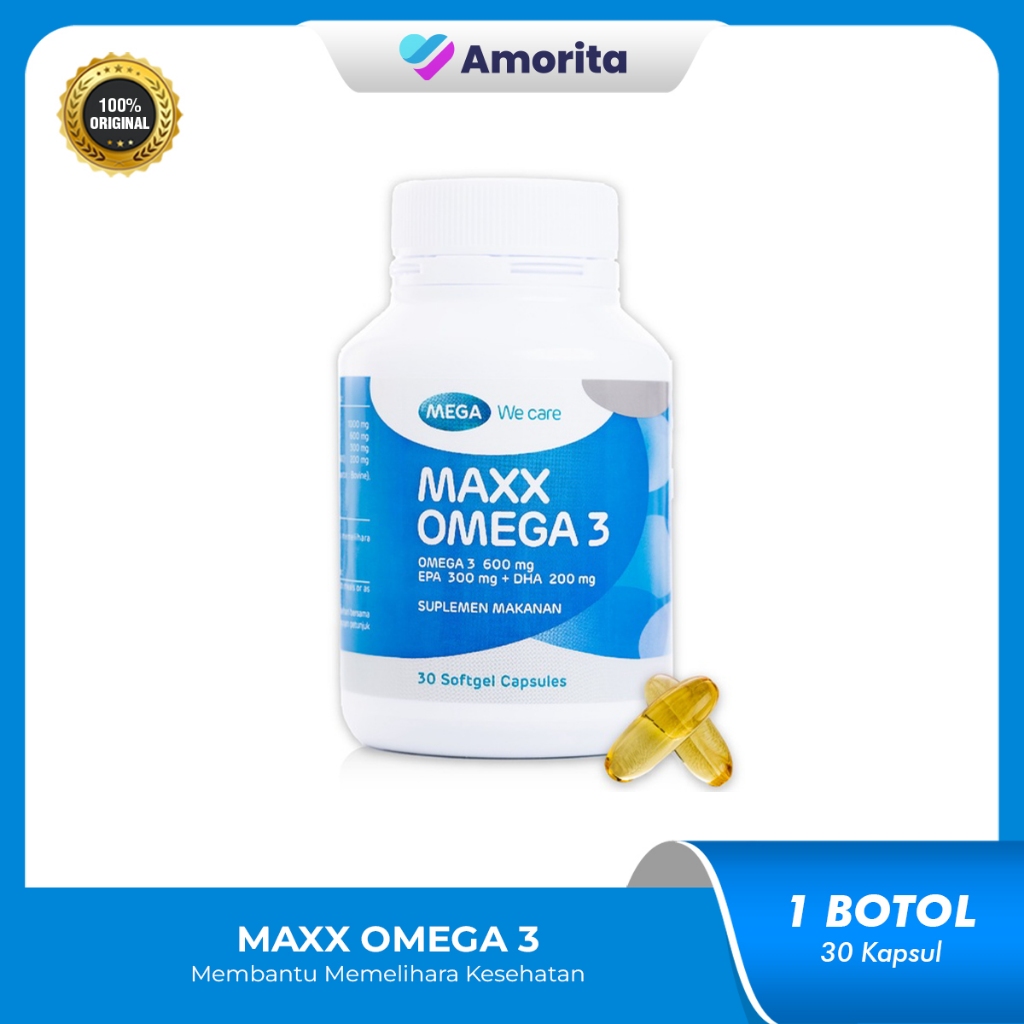 Jual Mega We Care Maxx Omega 3 isi 30 Kapsul | Shopee Indonesia