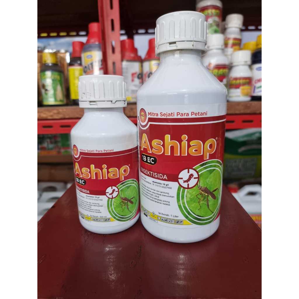 Jual Insektisida Ashiap 18EC Abamektin 18g/l Pembasmi hama pada tanaman ...