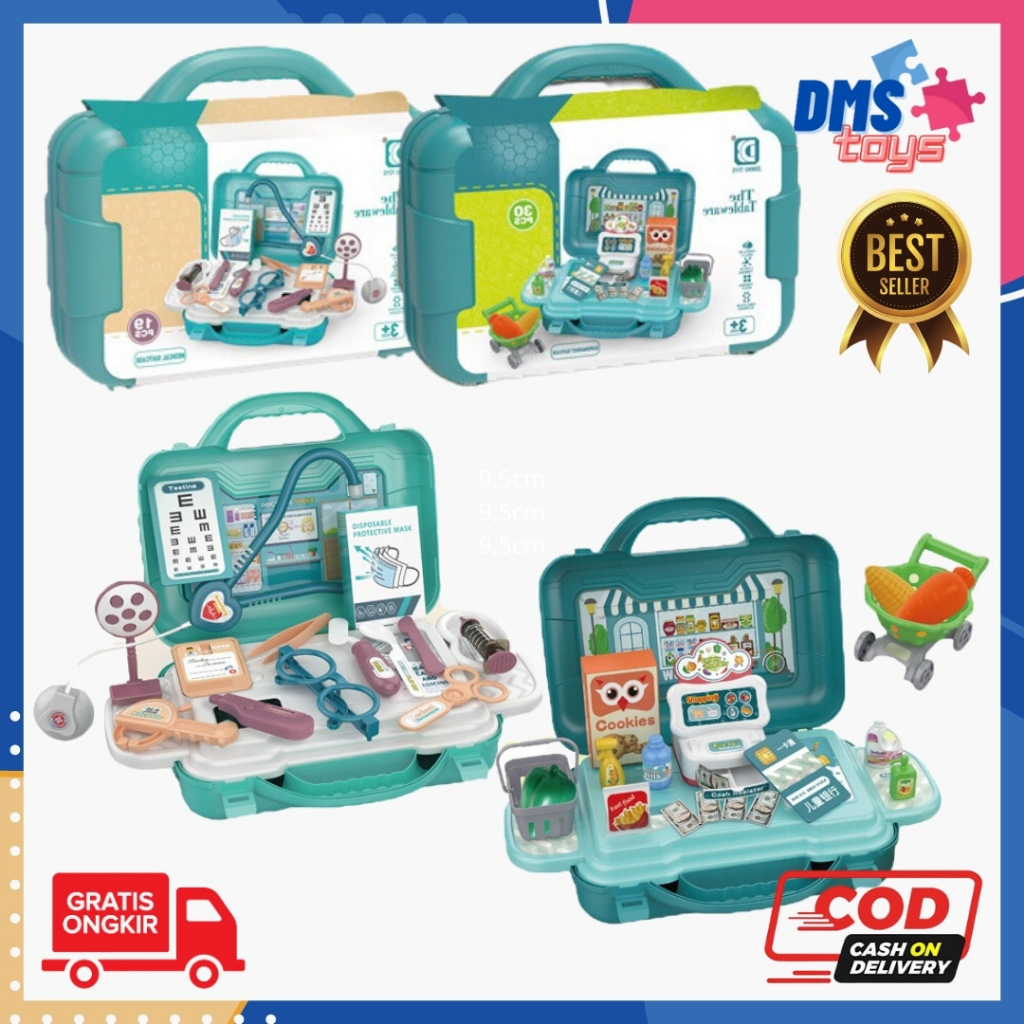 Jual Mainan Koper Brankas Set Edukasi Seni Peran DMS.Toys | Shopee ...