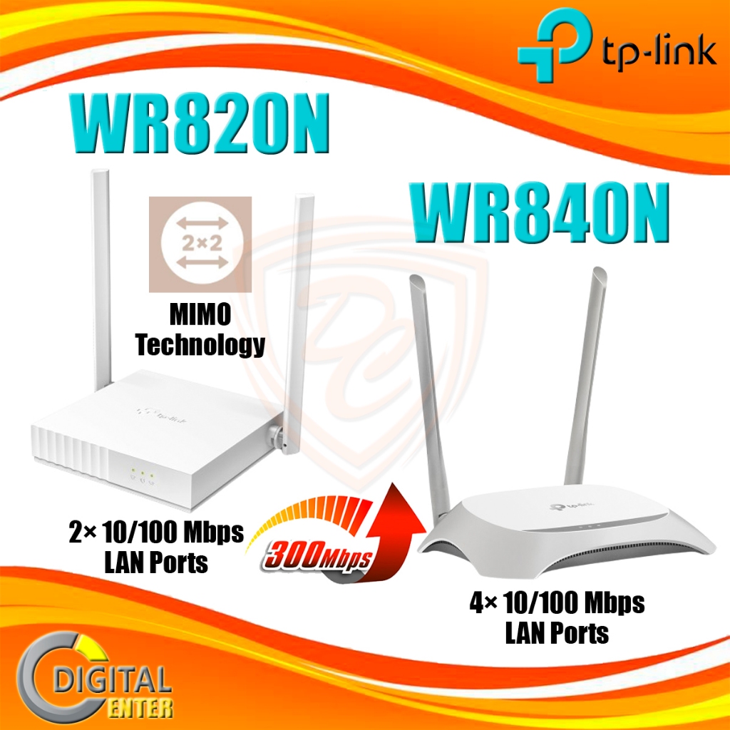 Jual TP-Link TL WR820N Multi Mode / WR840N Ekstender N Router Wireless ...