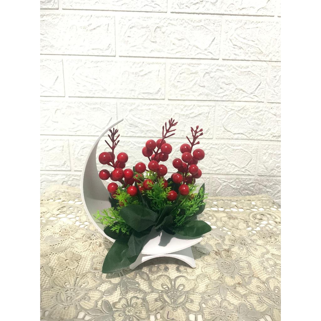 Jual Tanaman Hias Plastik Bunga Pajangan Dekorasi Rumah Meja Ruangan ...