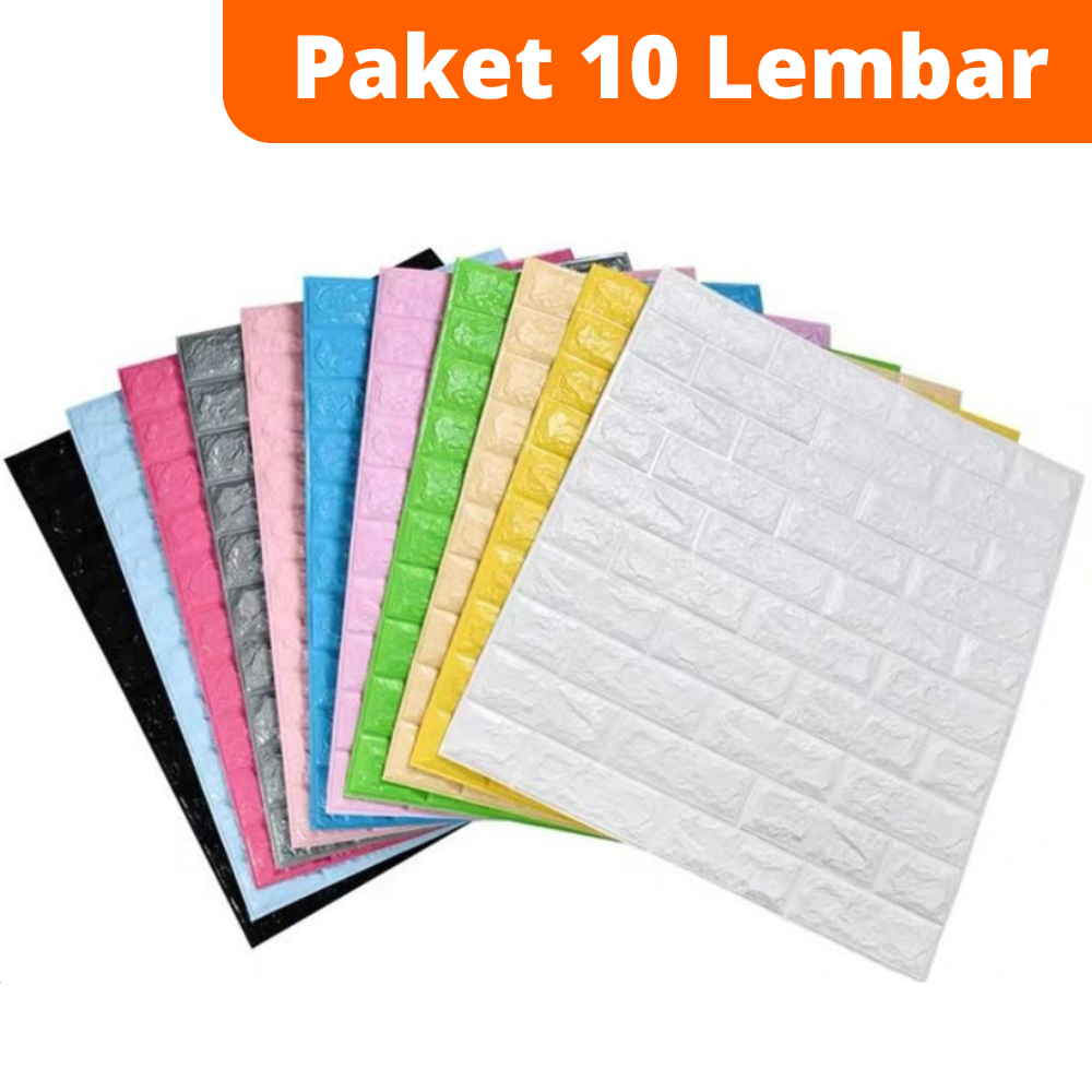 Jual JUAL [COD] Wallfoam Motif Batu Bata Warna High Quality 70x38 cm ...