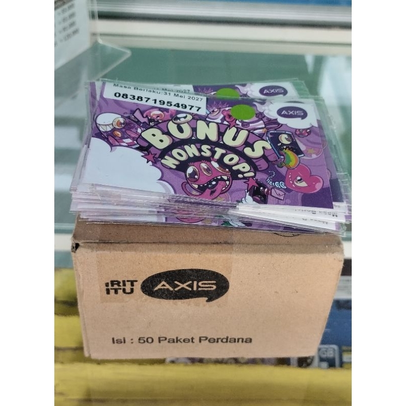 Jual Kartu perdana Axis SP 3K 1 BOX (50 Pcs) | Shopee Indonesia
