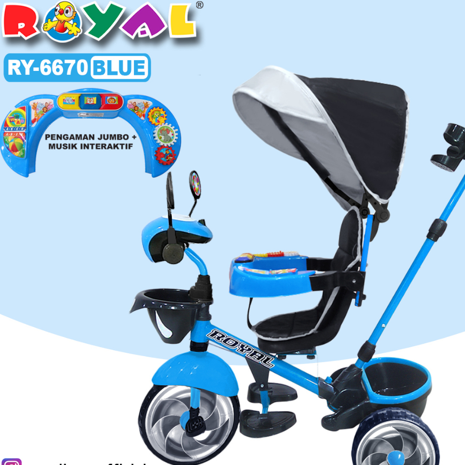 Jual ROYALBABY TYPE 6670 SEPEDA DORONG ANAK | Shopee Indonesia