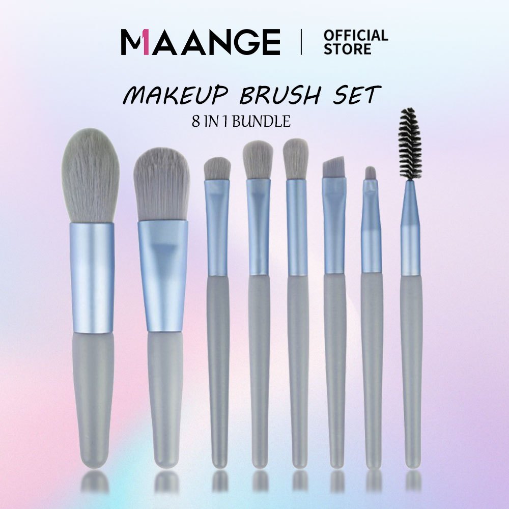 Jual MAANGE 8Pcs/Set Brush Makeup Mini Alat Rias Perjalanan Yang Nyaman ...