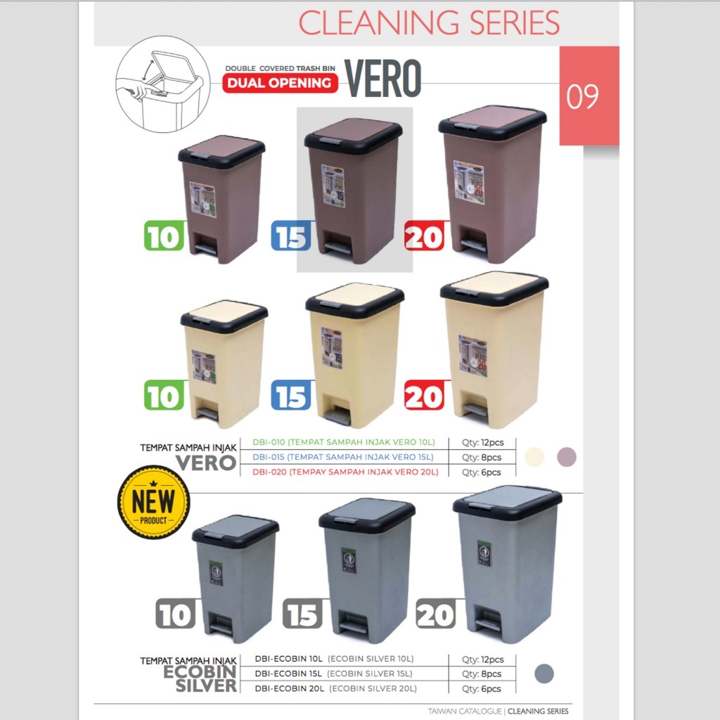 Jual Tempat Sampah Plastik Injak 10L/15L/20L | Shopee Indonesia