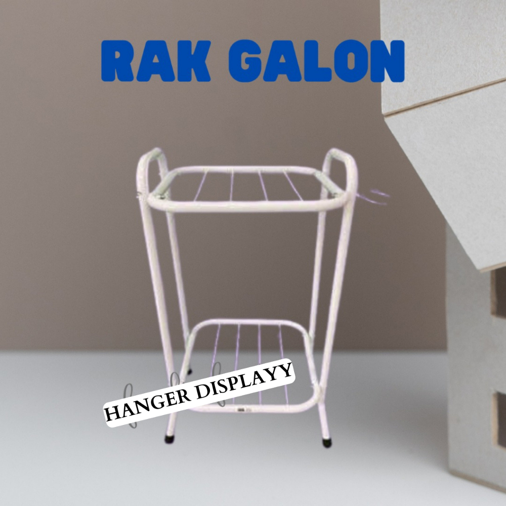 Jual Rak Dispenser 2 Susun - Hitam & Putih | Meja Dispenser Galon ...