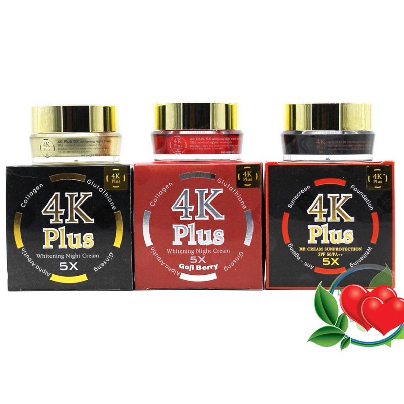 Jual CREAM 4K PLUS THAILAND | 4K Plus Whitening 100% Original | Shopee ...