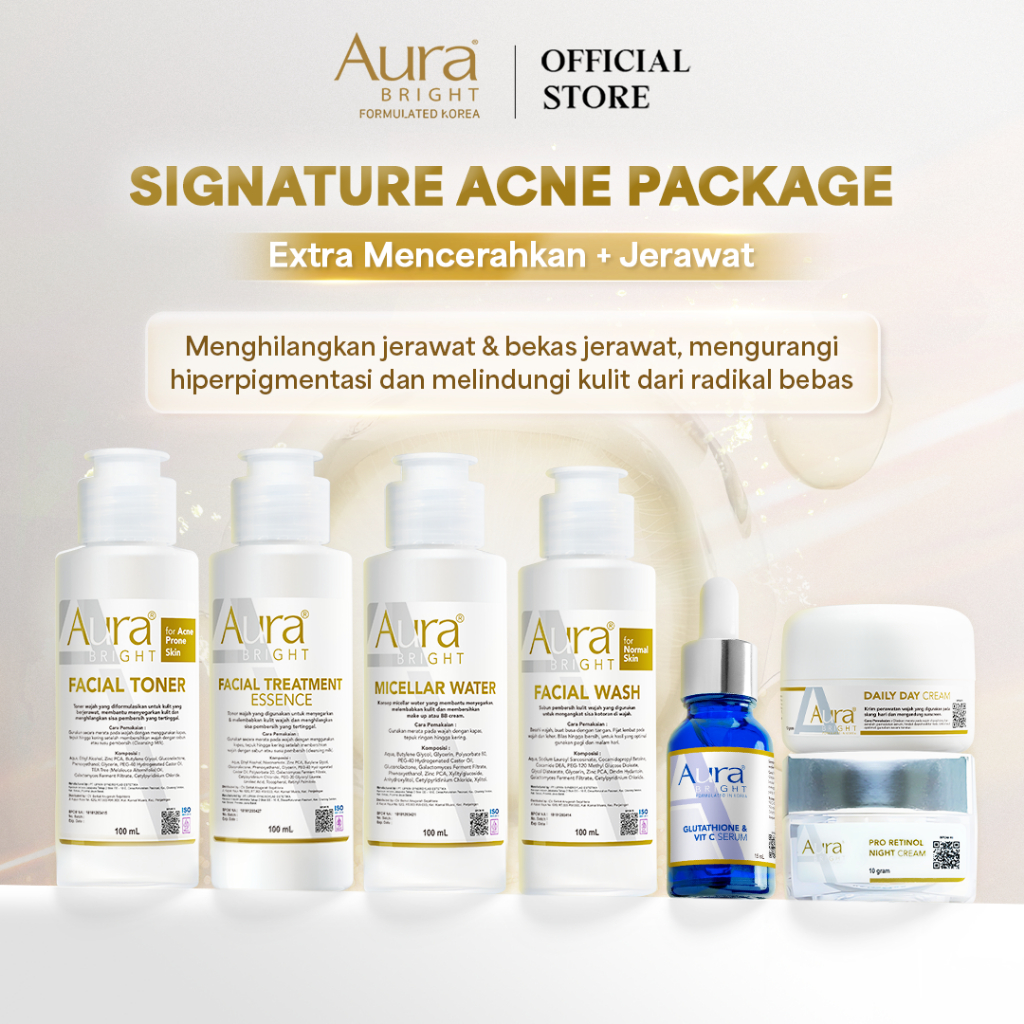 Jual Aura Bright | Signature Acne Package | Shopee Indonesia