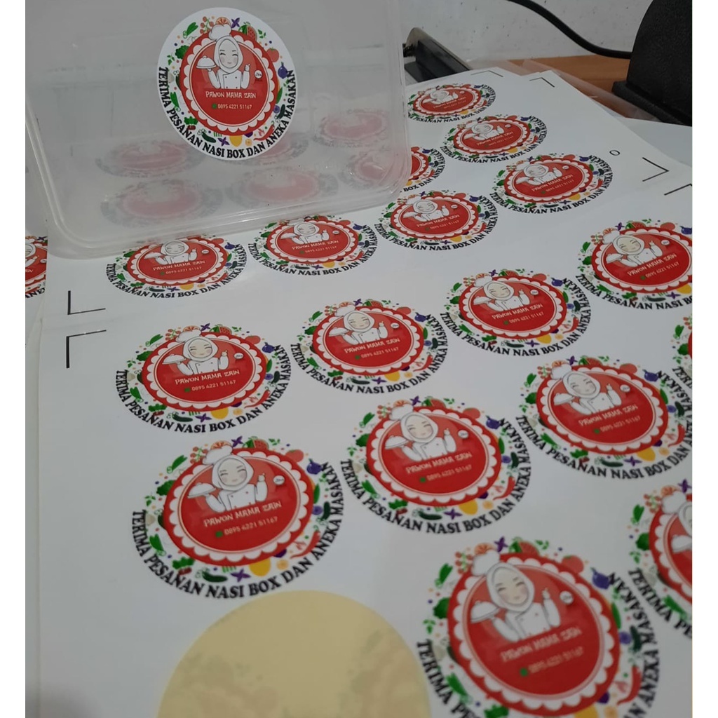 Jual MASIH HARGA PROMO Custom Sticker Parfum FREE CUTTING STICKER ...