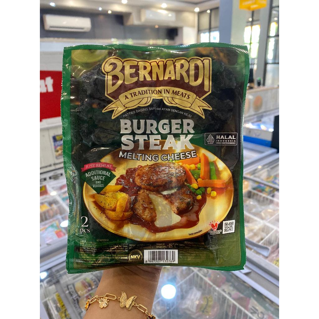 Jual BERNARDI BURGER STEAK MELTING CHEESE 250G (9915250105) | Shopee ...
