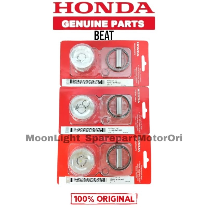 Jual PISTON RING SEHER KIT KVY BEAT SPACY SCOOPY LAMA OLD KARBU FI ...