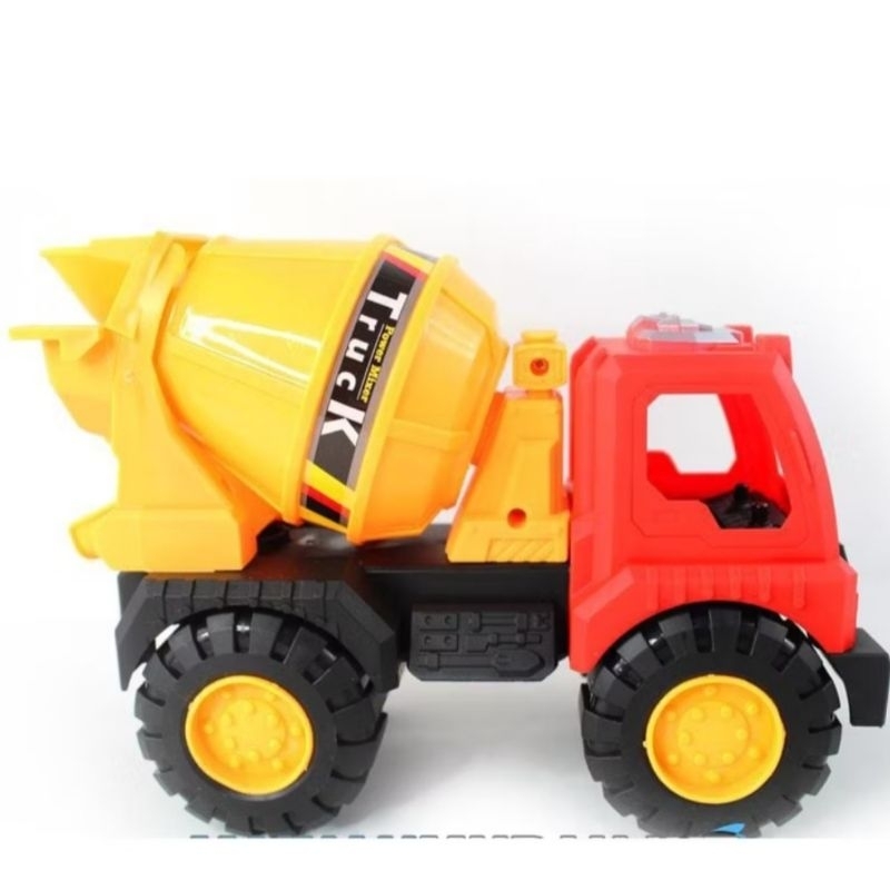 Jual Truck Ali AK86 Mainan Mobil Truk Molen Mixing Semen Mixer Truck ...