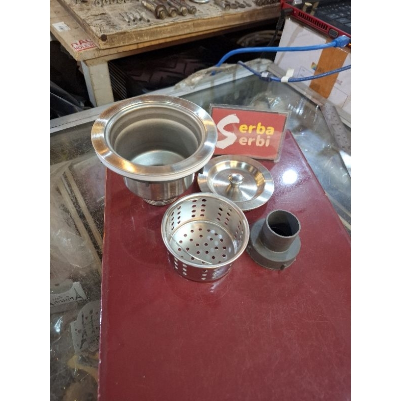 Jual (AVUR Komplit)Afur buangan bak cuci piring stainless /pcs | Shopee ...
