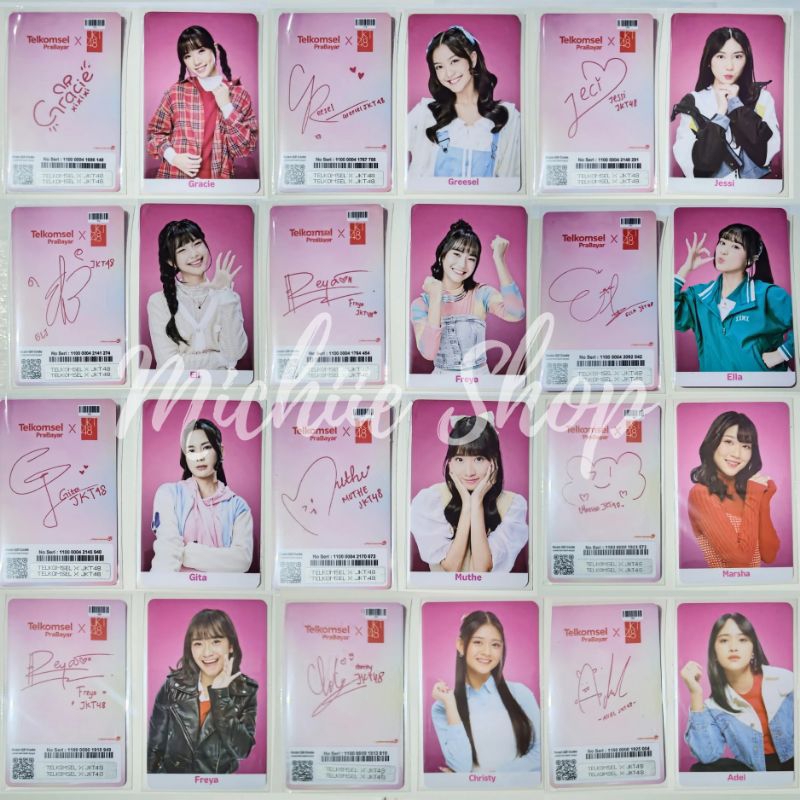 Jual Photocard JKT48 x Telkomsel Official + Digital Content | Non Kuota (Cek Deskripsi) | Shopee ...