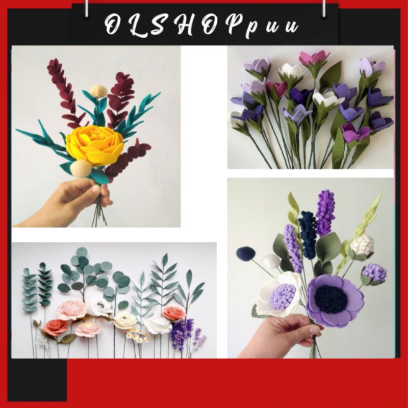 Jual bunga flanel satuan batang | Shopee Indonesia