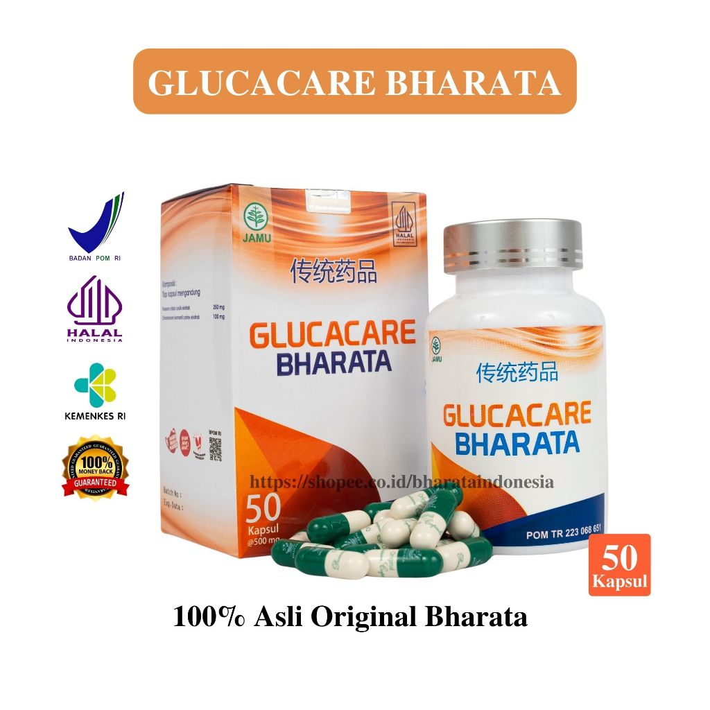 Jual OBAT Diabetes Gula Darah Basah dan Kering Kencing Manis GLUCACARE ...