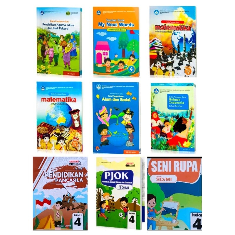 Jual Buku Paket Kurikulum Merdeka Kelas 4 SD Revisi Terbaru Pelajaran Kemendikbud Diknas ...
