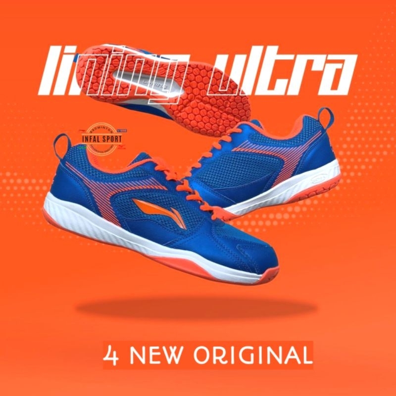 Jual SEPATU LINING ULTRA 4 NEW ORIGINAL 100% BADMINTON | Shopee Indonesia