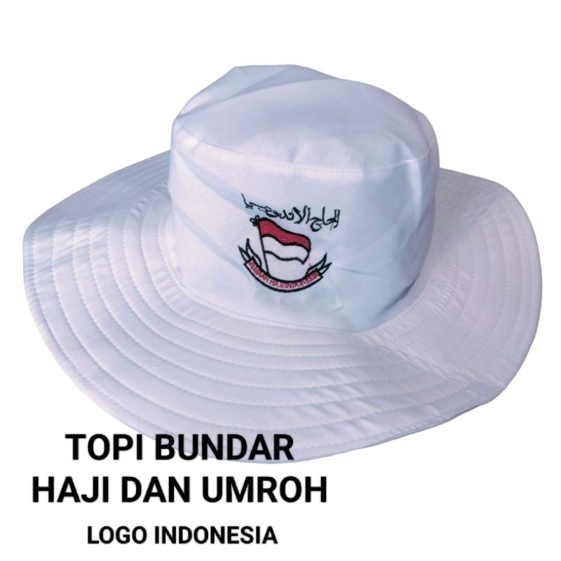 Jual TOPI HAJI DAN UMROH BUNDAR LOGO INDONESIA / PERLENGKAPAN HAJI DAN ...