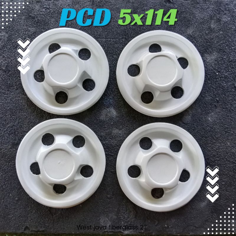 Jual (1set/4pcs)center dop oem look tutup velg pelek kaleng dop velg tengah pcd 5x114 velg ...